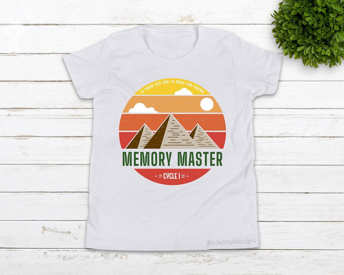 CC Memory Master Cycle 1 Shirt, Classical Conversations T-shirt ...