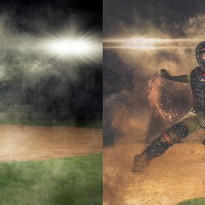 Sports Digital Background With Dust Layer - Etsy