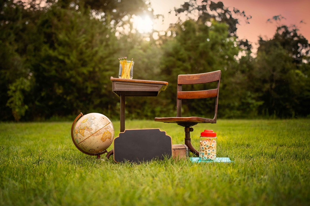 School Digital Background - Etsy