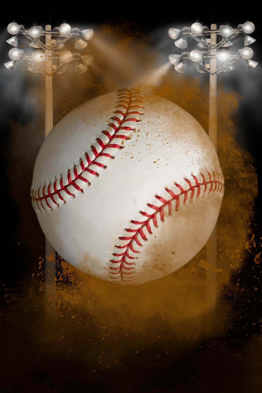 Baseball Digital Background - Etsy