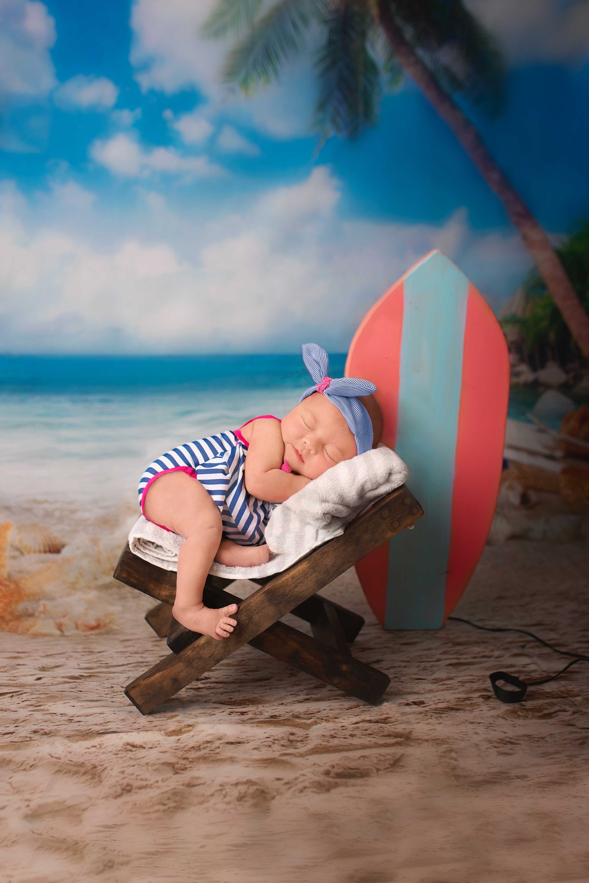 Beach Digital Newborn Backdrop - Etsy