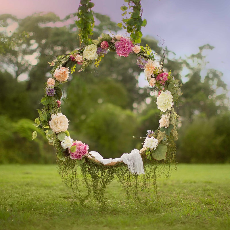 Flower Hoop Swing - Etsy