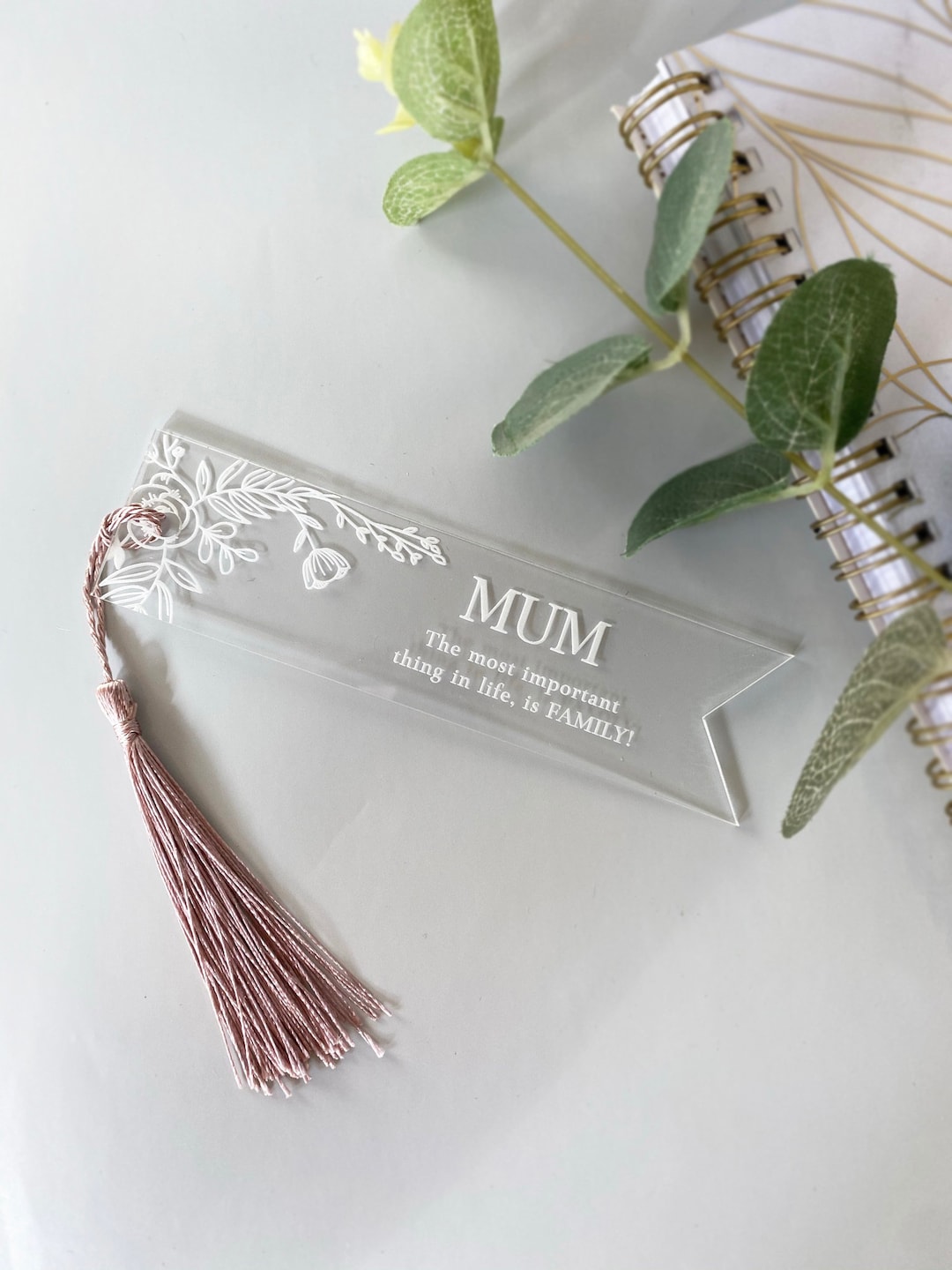Floral Personalised Bookmark - Gifts for Her - Birthday Mother’s Day ...