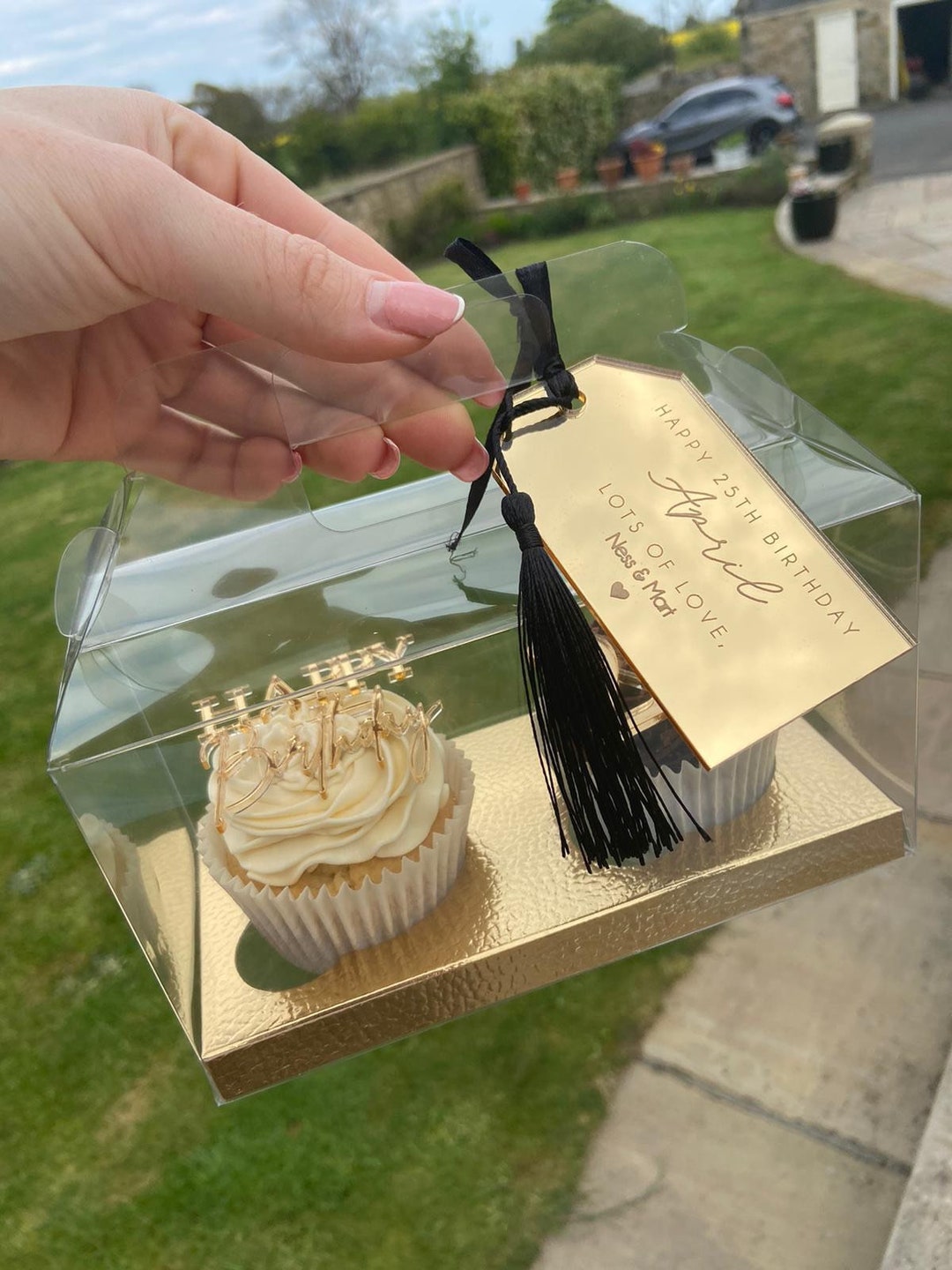 Deluxe Engraved Gift Tag - Mirrored Acrylic - Perspex Engraved - Etsy