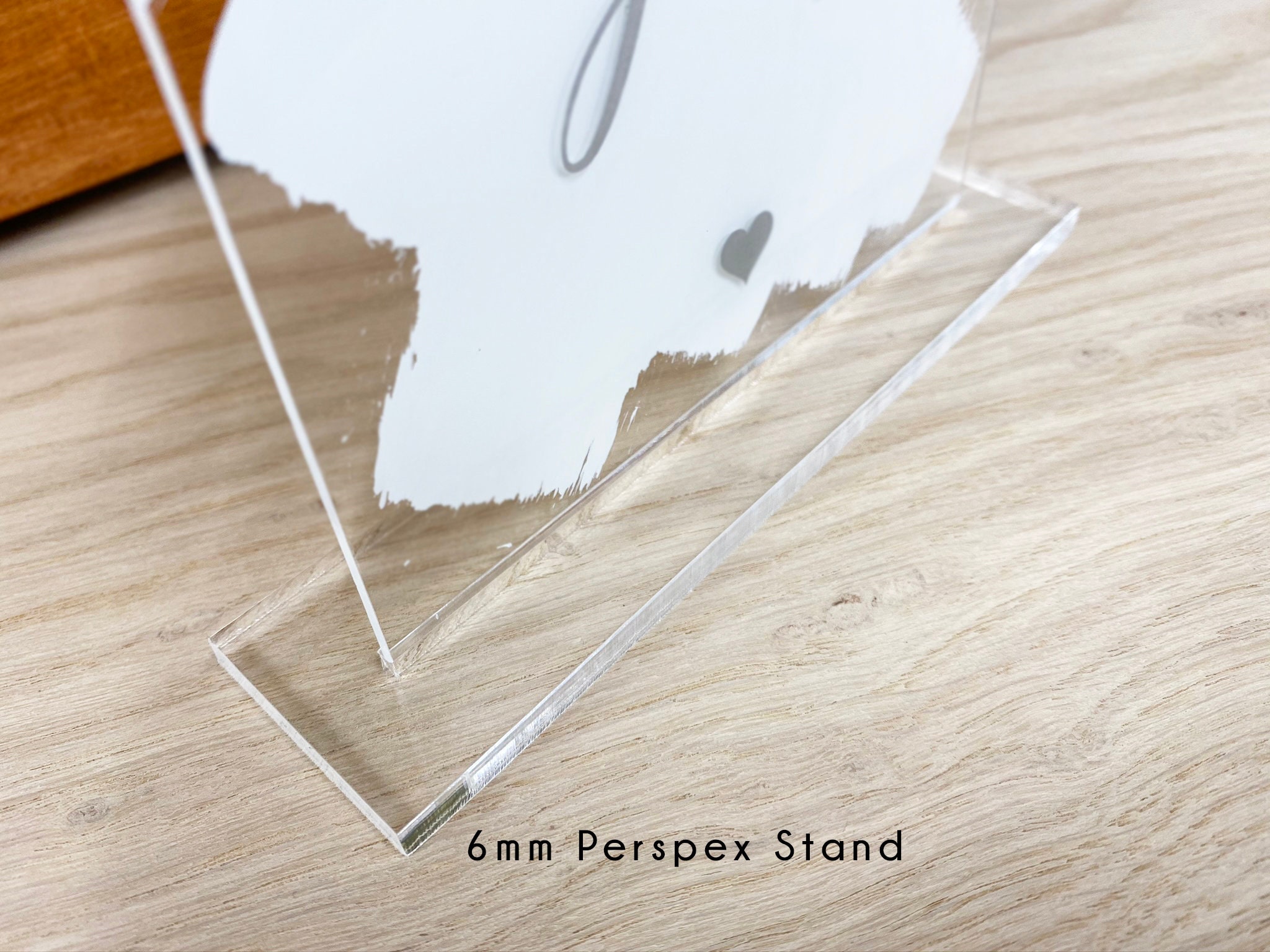 Cards and Gifts Table Sign Perspex and Paint Stroke - Etsy