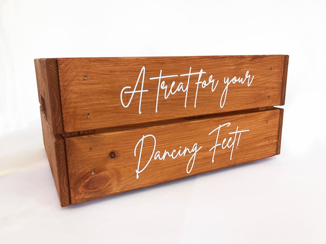Flip Flop Crate A Treat for Your Dancing Feet - Wedding Box ...