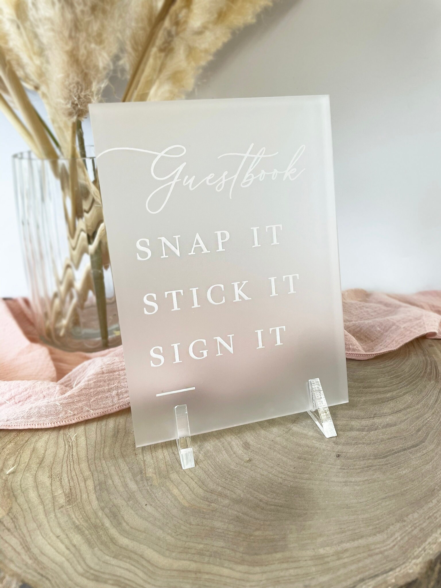 Photo Wedding Guest Book Sign Snap It Stick It Sign It - Etsy UK