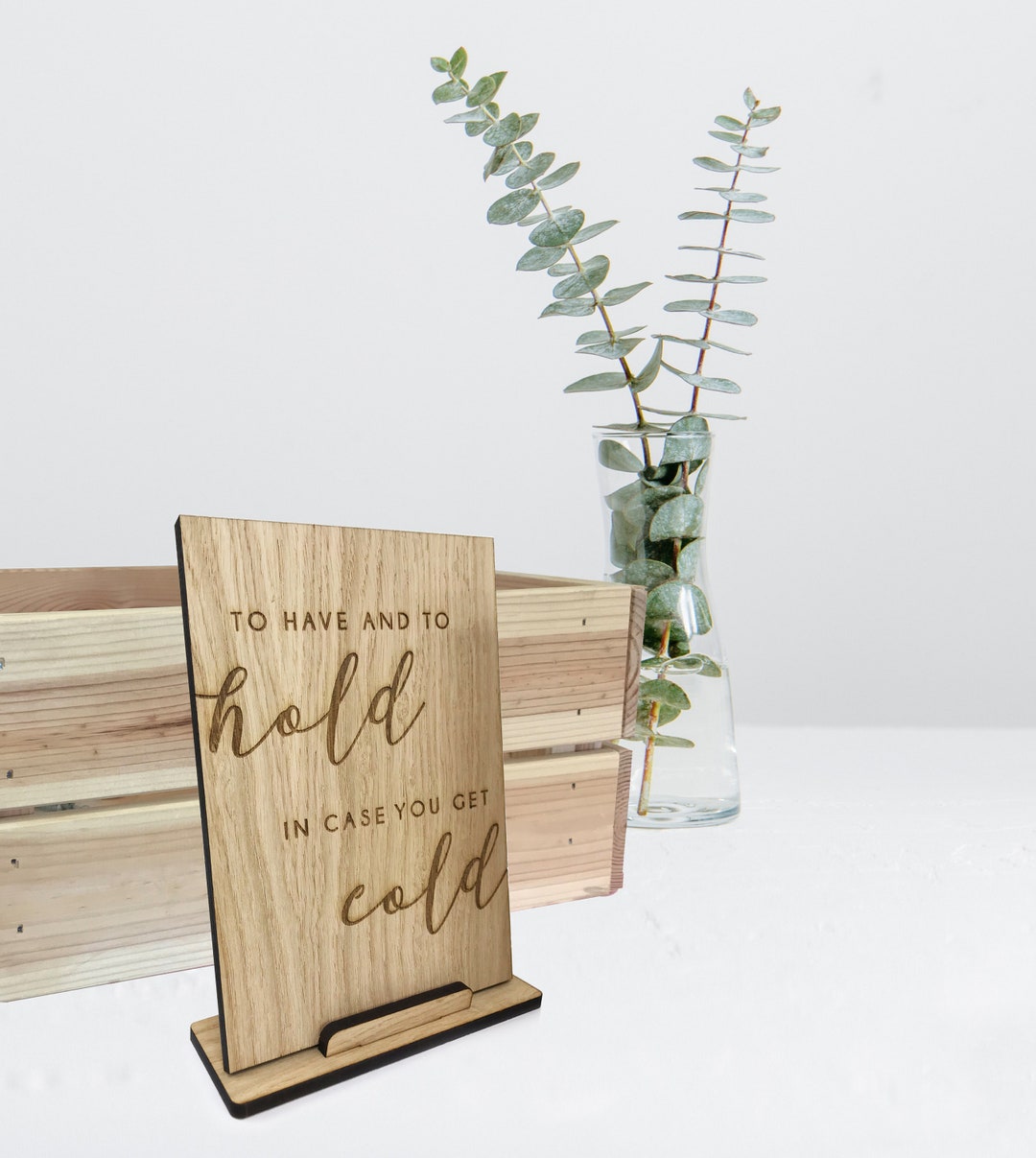 Blanket Sign - to Have and to Hold When You Get Cold - Wedding Sign ...