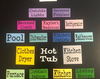 Custom Tool Box Magnets Labels Mechanics Craftsman | Etsy