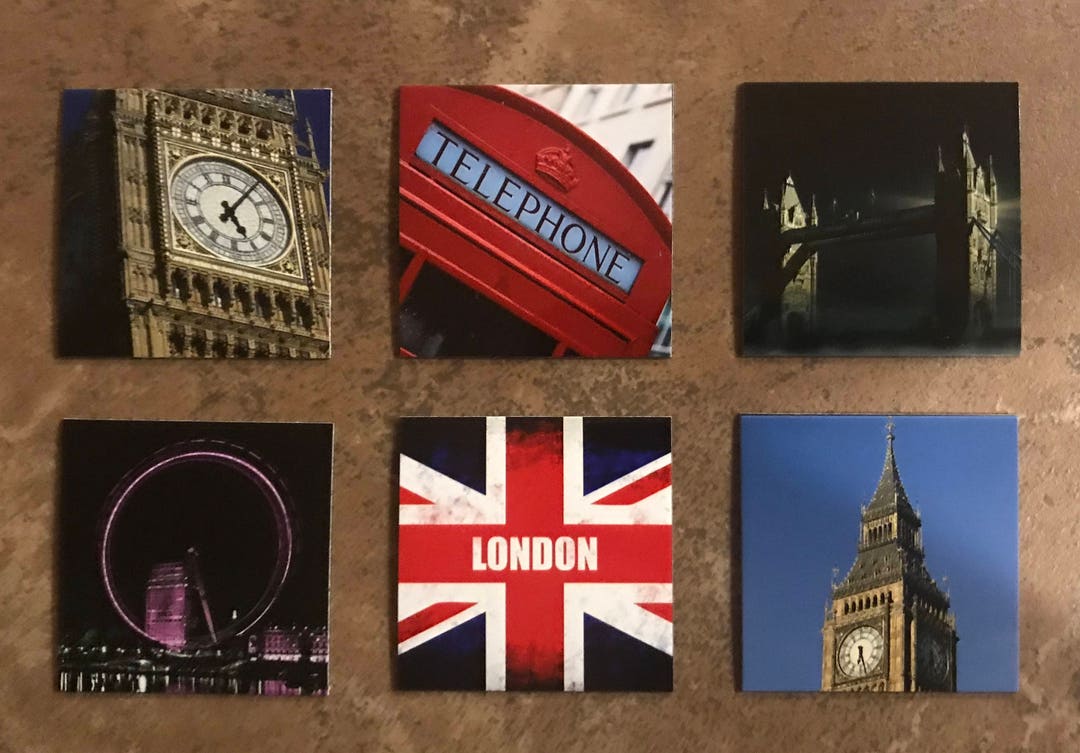 London Magnet Set - Set of 6 - Etsy
