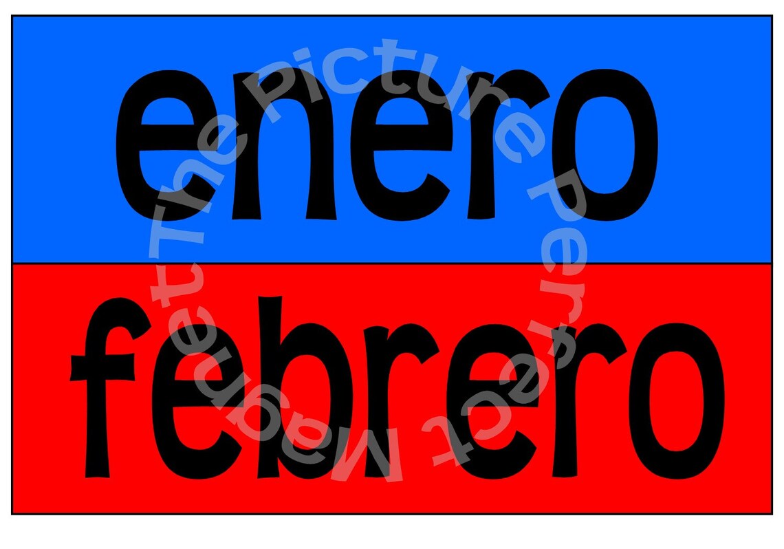 SPANISH Large Full Calendar Set - MAGNETS - Great for Teachers and ...