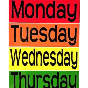 Large Full Calendar Set - MAGNETS - Great for Teachers and Classrooms ...