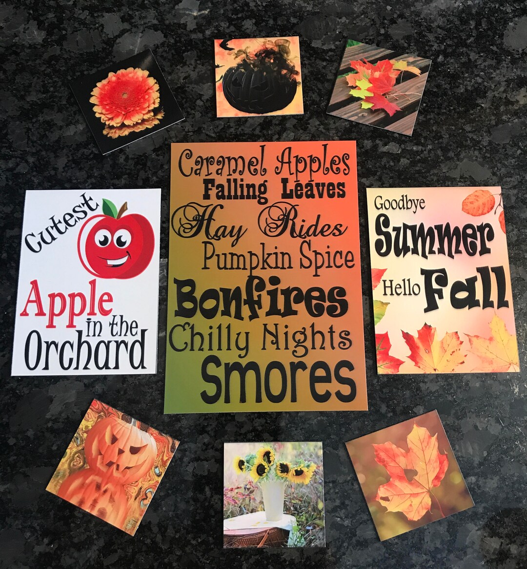 Fall Magnets! Buy 1 or More! Sets Available! - Etsy