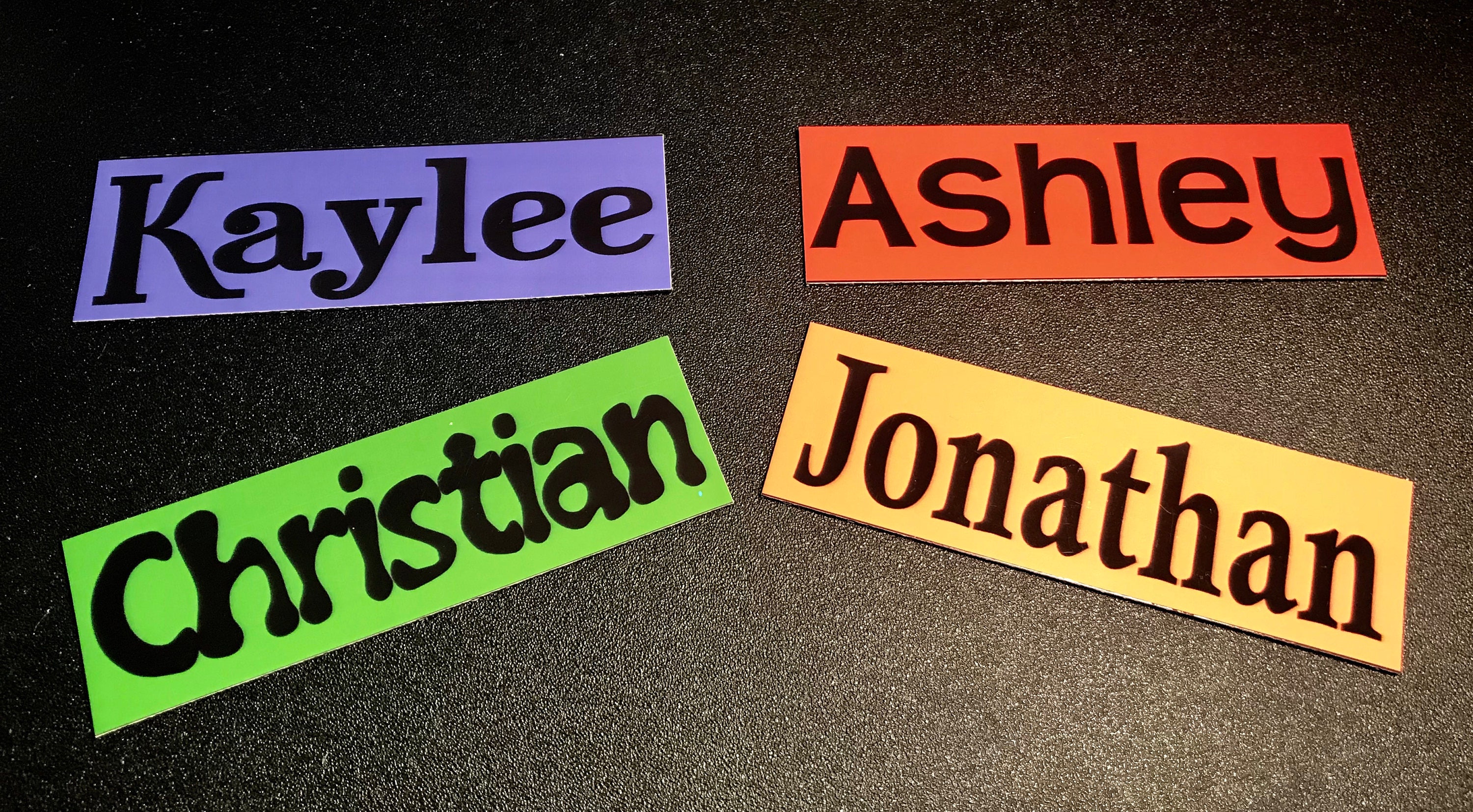 Name Magnets Set of 4 Great for Classrooms Discounts on - Etsy