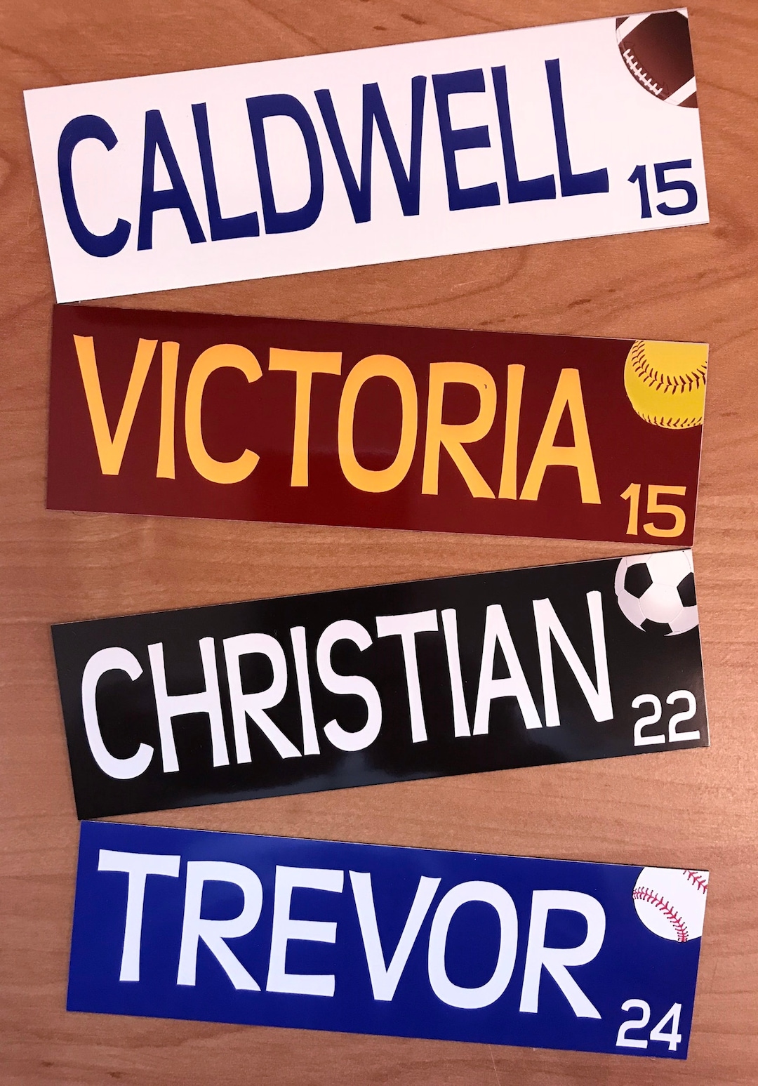 Sports Magnets - Custom and Personalized - Name - Lockers - Etsy