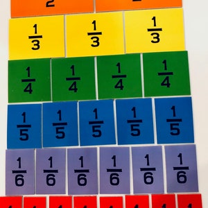 Fraction Magnet Set - Classroom ~ Homeschool - Etsy