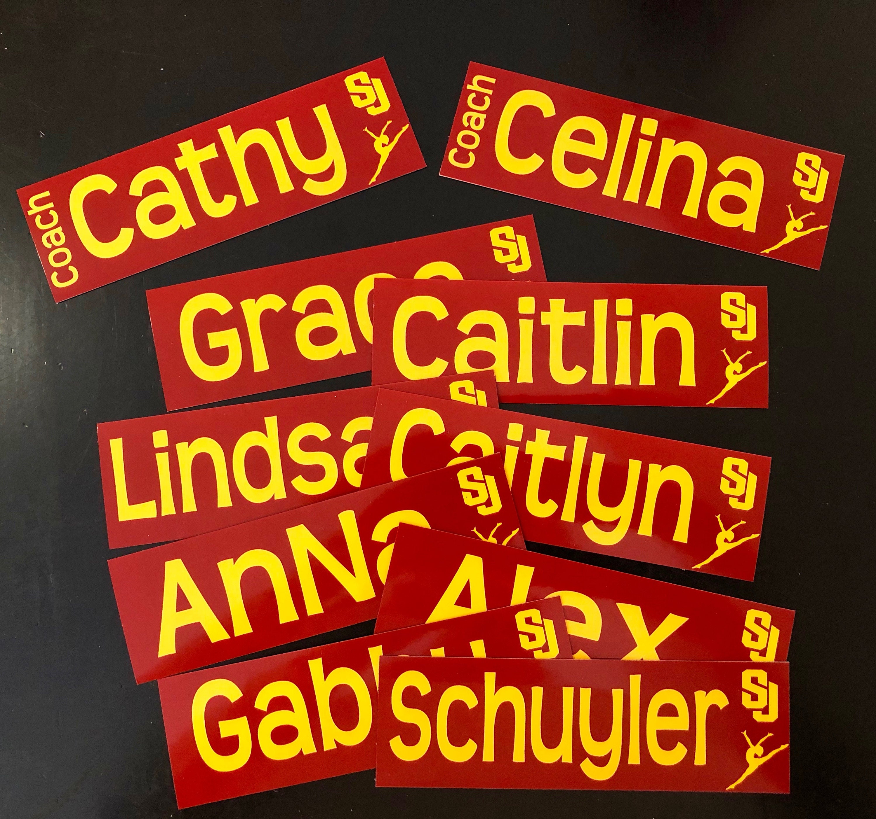 Sports Magnets Custom and Personalized Name Lockers - Etsy