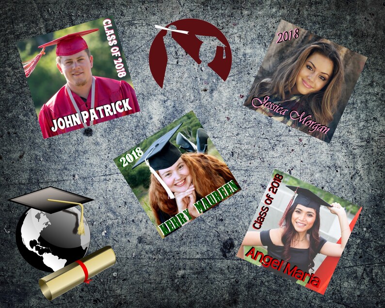 Magnetic Graduation Announcements Invitations Save the Dates | Etsy