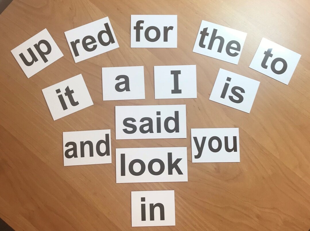 Kindergarten Sight Word Magnets Set of 14 Words 9 Different Sets to ...