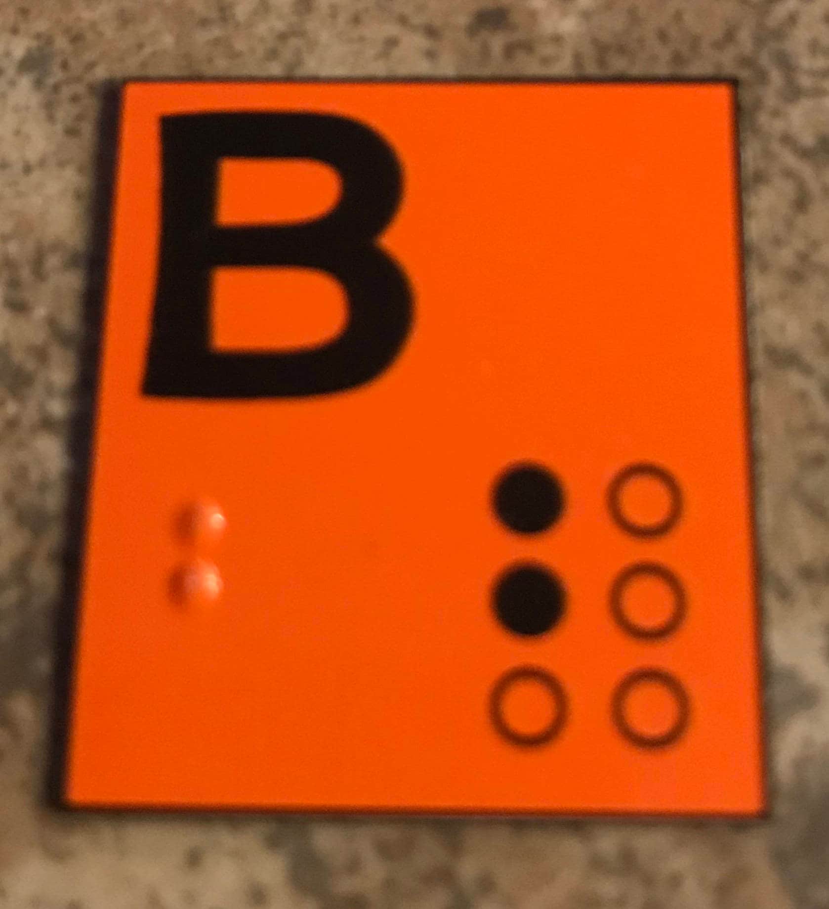 Braille Alphabet Set for Learning Braille - Low Vision - NOW 3 Sizes ...