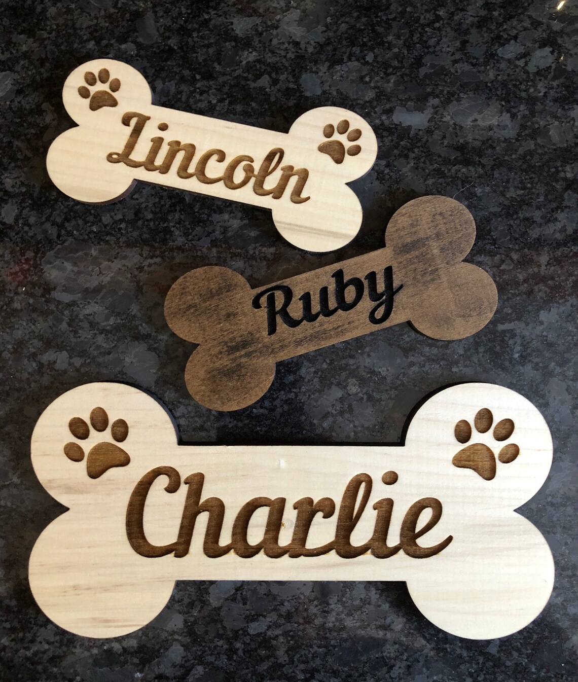 Custom Personalized Dog Sign Bone - Etsy