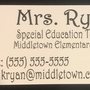 Set of 12 ~ Teacher Contact Magnets! Back to School! - Etsy