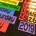 Large Full Calendar Set MAGNETS Great for Teachers and - Etsy