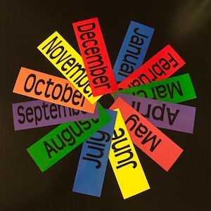Large Full Calendar Set - MAGNETS - Great for Teachers and Classrooms ...