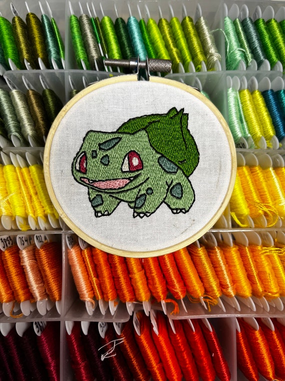 Bulbasaur Embroidery | Etsy