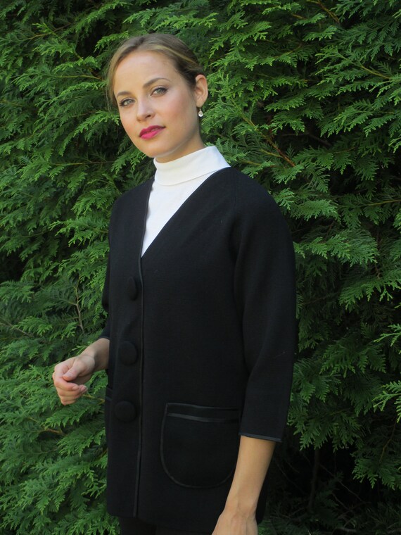 1960’s Italian Knit Sweater / Olive Braided Sweater /… - Gem