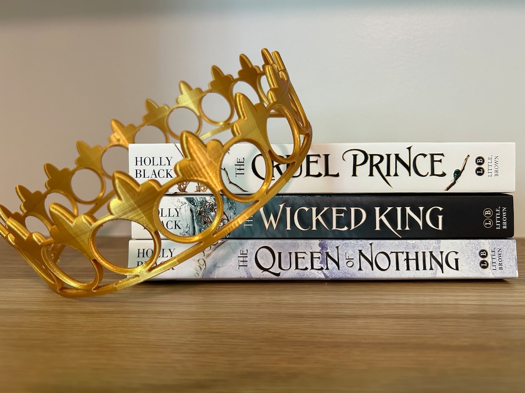 The Cruel Prince Crown Bookshelf Decor, 3D Printed - Etsy