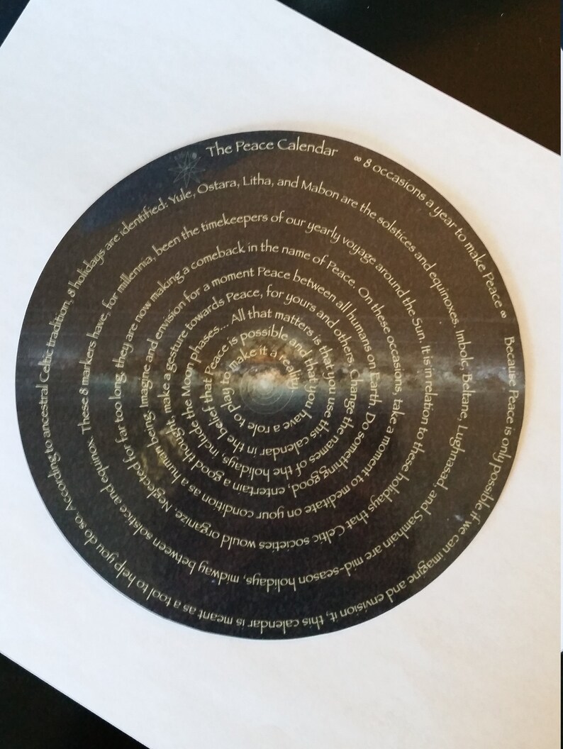 Wheel of the Year / Peace Calendar / Secular Calendar / Pagan Planner ...