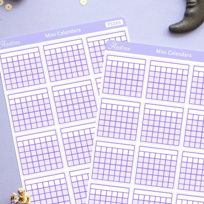 Bullet Journal Stickers Calendar - Etsy