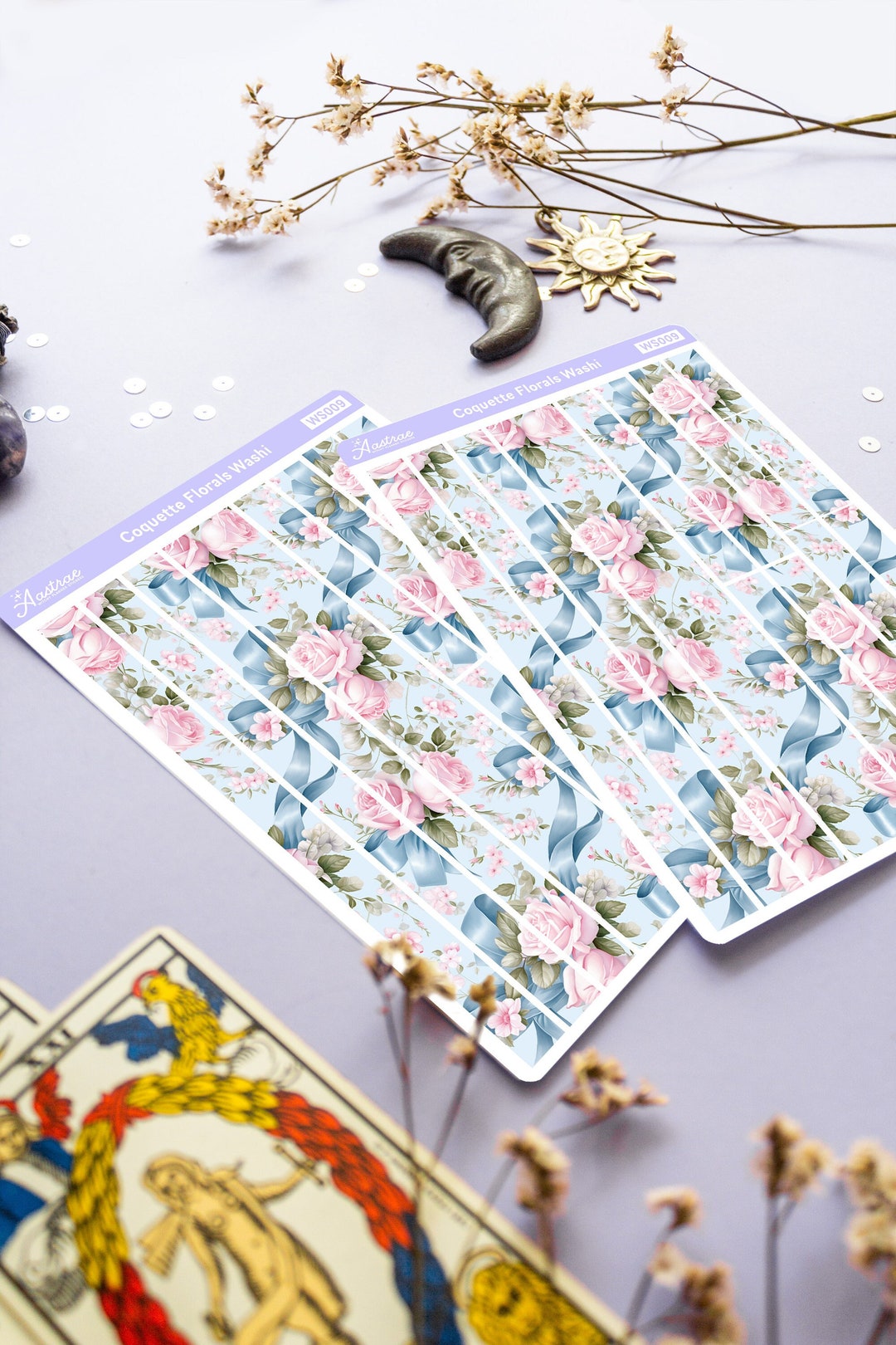 Coquette Washi Tape Sticker Sheet, Coquette Aesthetic Decorative ...