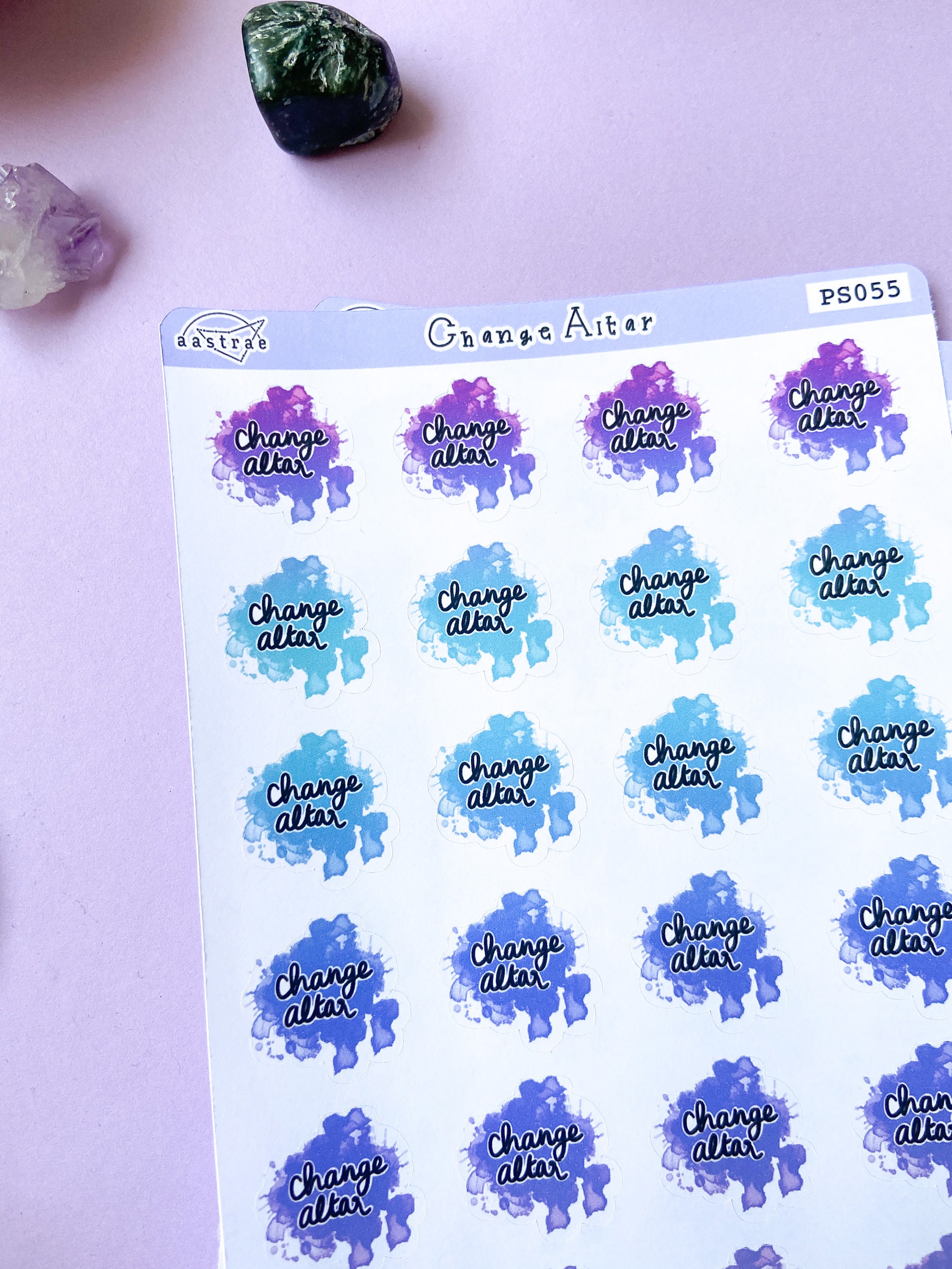 Change Altar Stickers, Witch Planner Sticker, Pagan Stickers for ...
