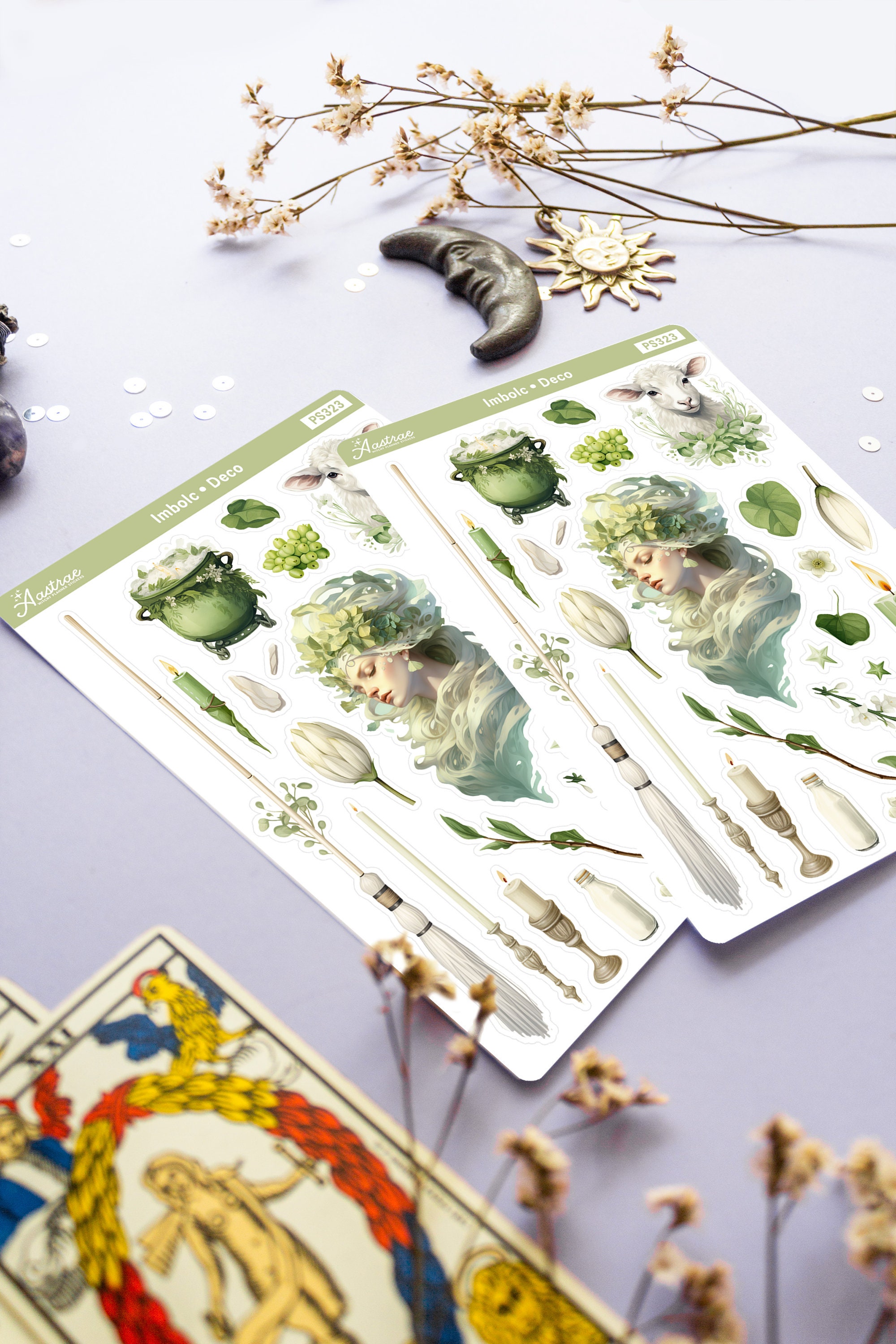 Imbolc Stickers for Planner, Decorative Bujo Stickers, Wicca Wiccan ...