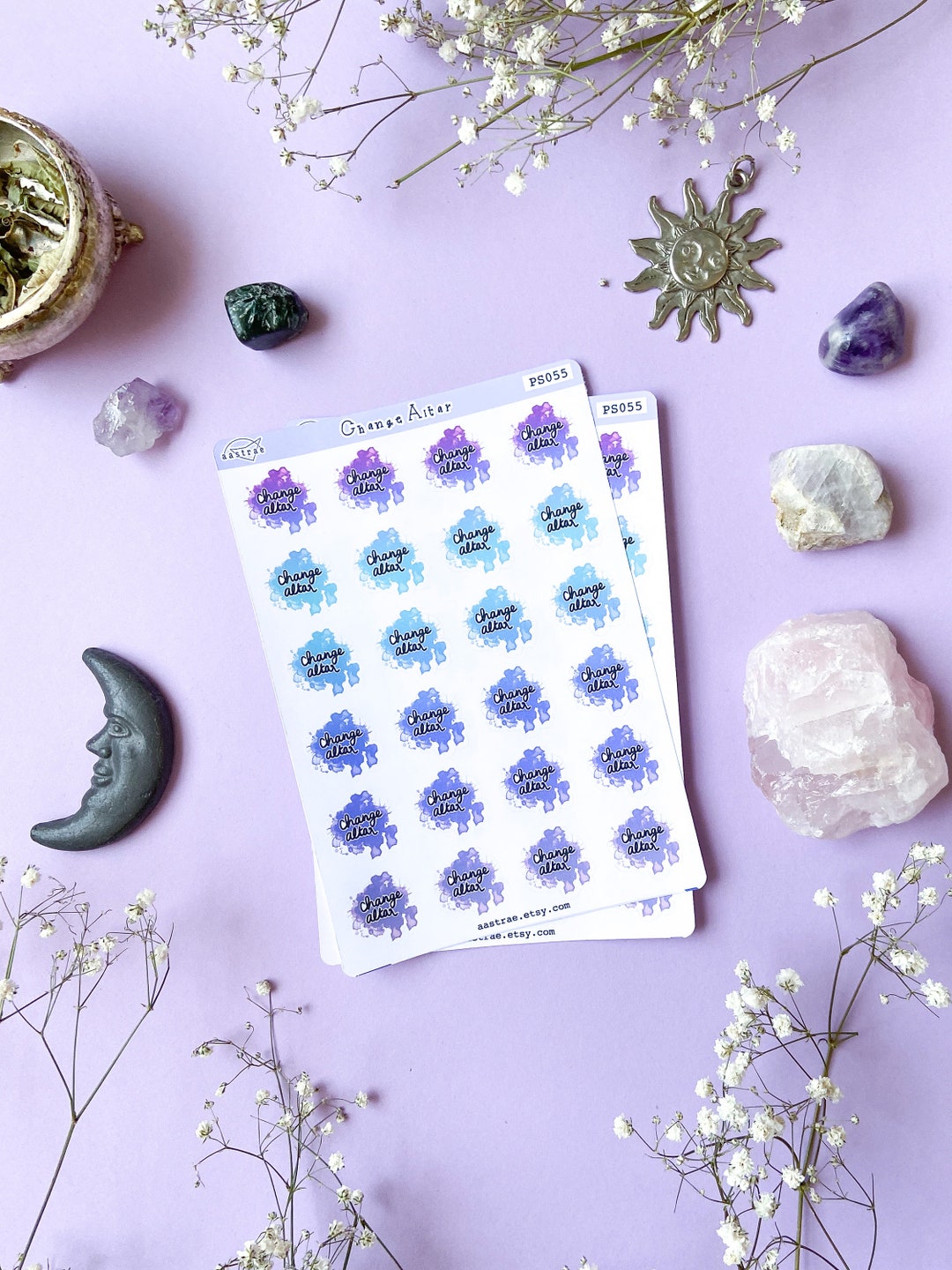 Change Altar Stickers, Witch Planner Sticker, Pagan Stickers for ...