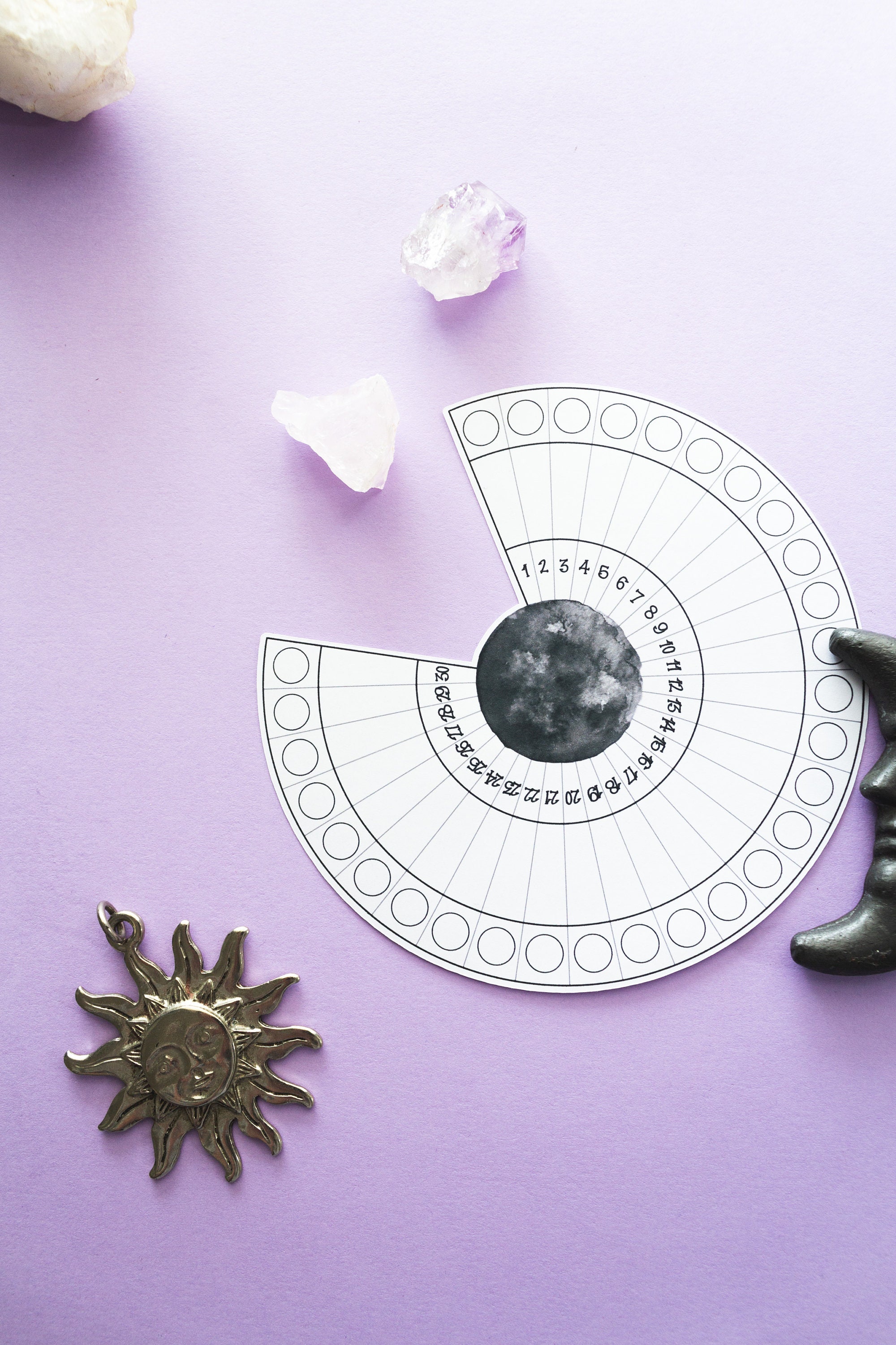 Moon Bullet Journal Sticker Lunar Phases Tracker Astrology - Etsy Canada