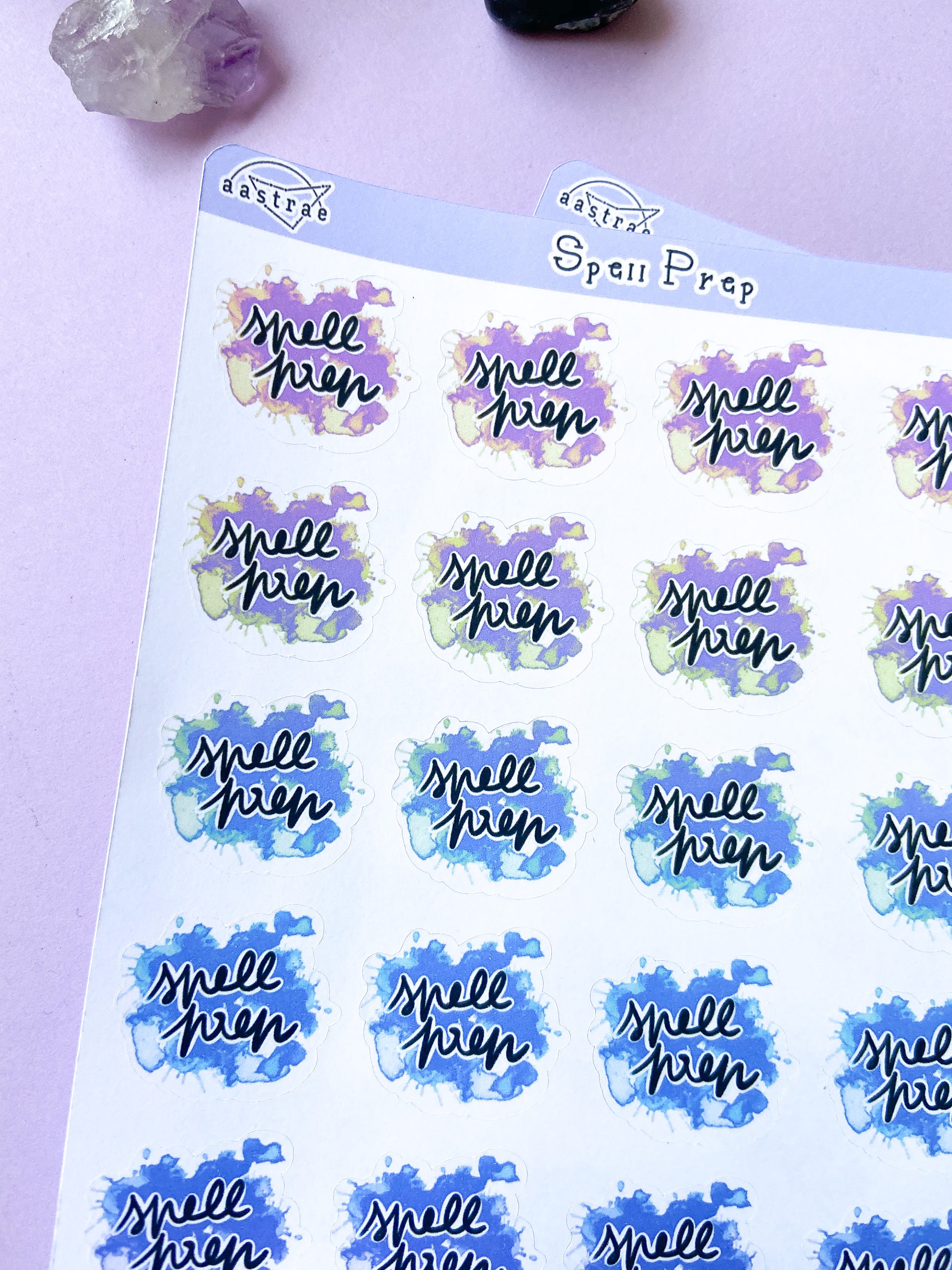 Spell Prep Stickers Witch Planner Sticker Pagan Planner | Etsy
