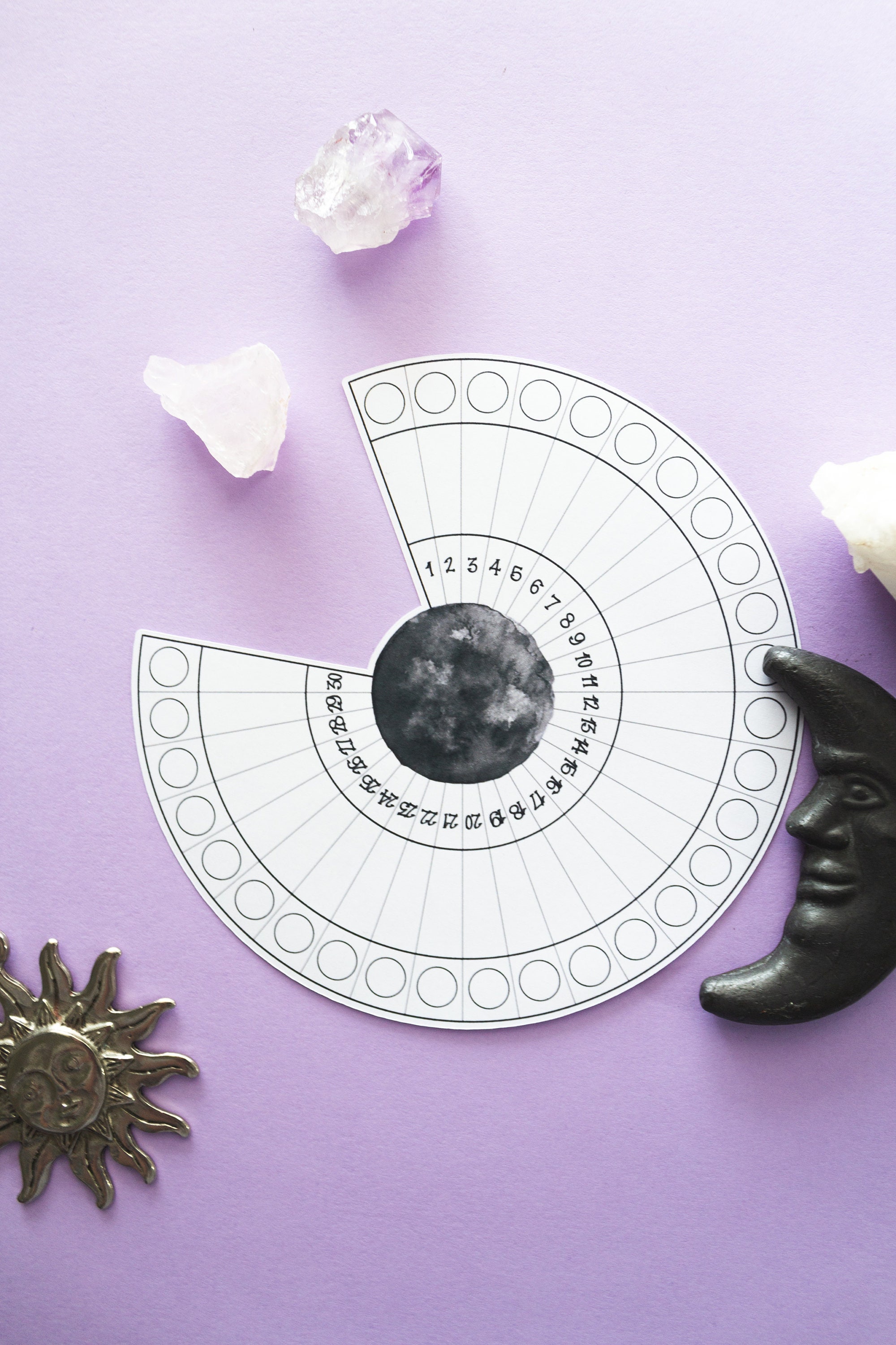 Moon Bullet Journal Sticker Lunar Phases Tracker Astrology - Etsy Canada
