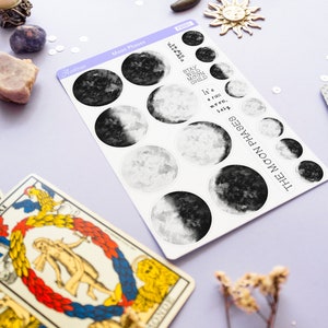 Moon Phases Planner Sticker Witch Stickers for Bullet Journal, Witchy ...