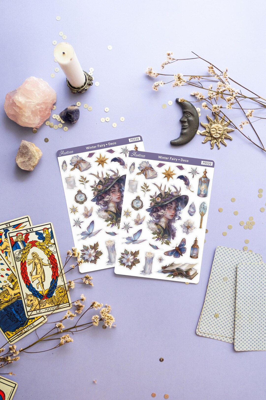 Fairycore Stickers for Bullet Journal, Fairy Planner Sticker Sheet ...