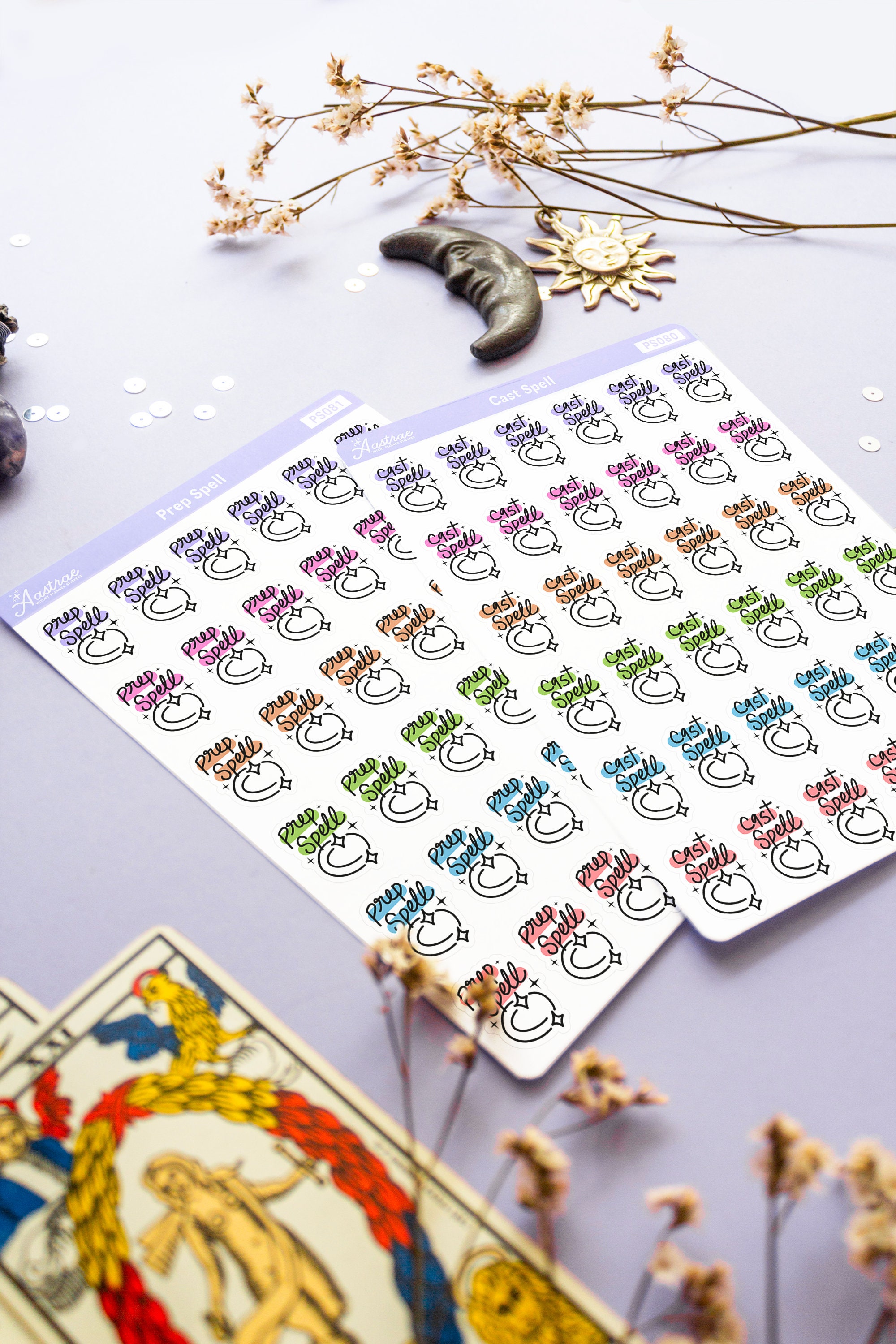 BUNDLE Spellwork Stickers, Witchcraft Stickers, Witch Planner Stickers ...