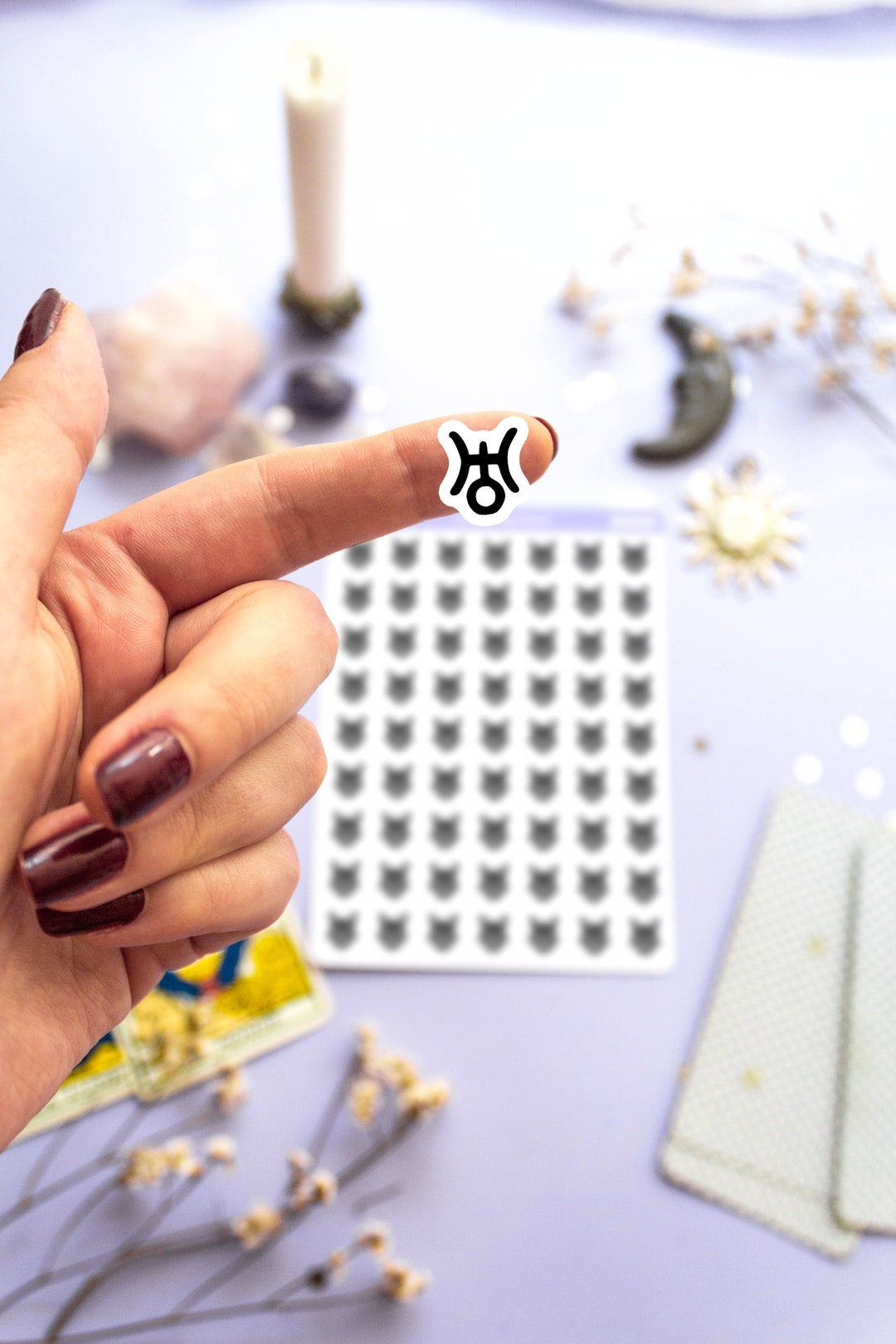 Uranus Symbol Icon Stickers, Astrology Symbol Stickers, Astrology ...