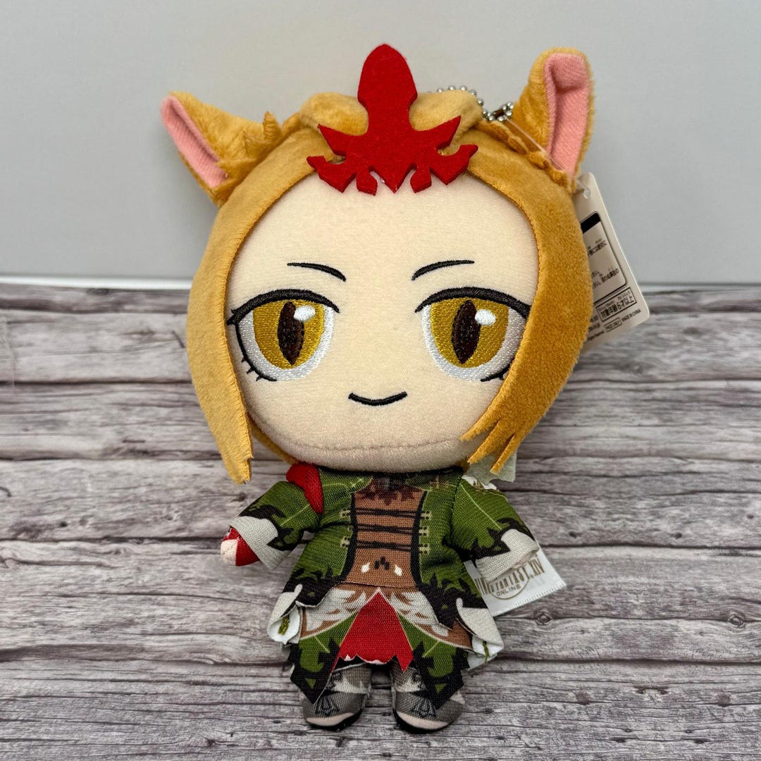 Final Fantasy XIV: Summoner DPS Female Miqo'te Class Job Plush Japan ...
