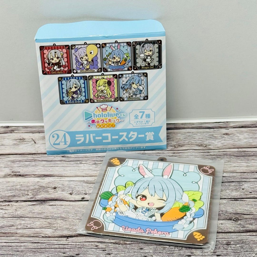 Hololive V-tuber Kuji Usada Pekora Rubber Coaster New Official Japan US ...