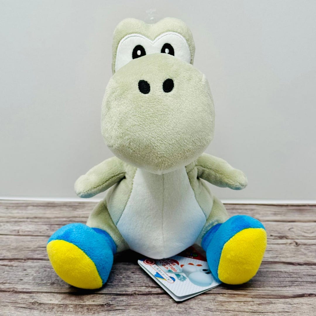 Nintendo Gray Yoshi Super Mario All-star Collection Plush New Japan US ...