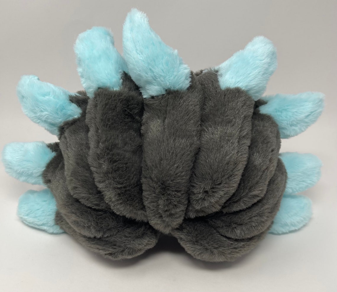 Kitsune Black Nine Tailed Fox Plush gamefox - Etsy