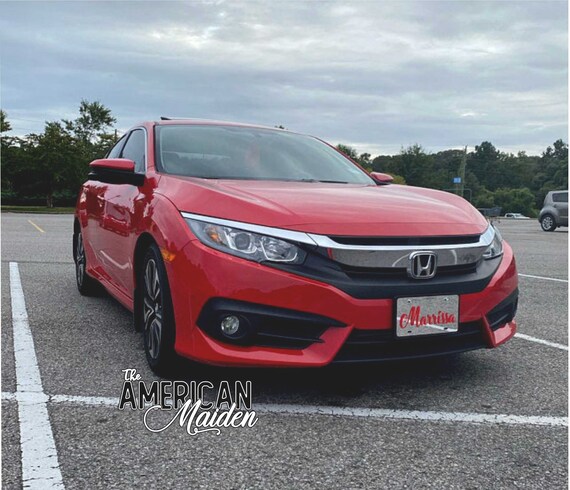 Personalized Mirror License Plate With Name or Word Chrome - Etsy