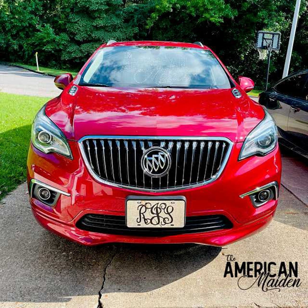 Monogram License Plate - Chrome, Monogram Car Tag, Chrome Monogram ...